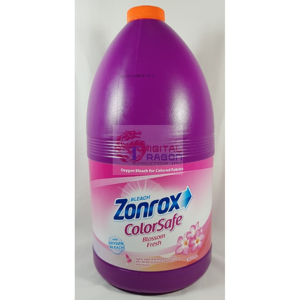 ZONROX BLEACH COLOR SAFE BLOSSOM FRESH 3.6L 4800047847370 | Shopee ...
