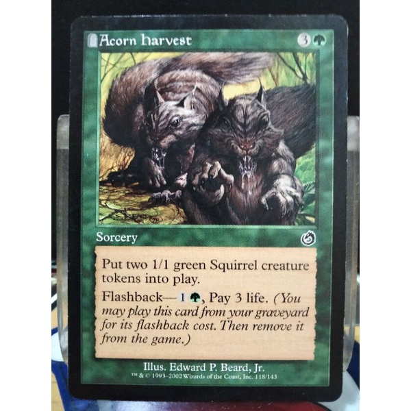 Magic: The Gathering(MTG) Card Acorn Harvest Torment | Shopee Philippines