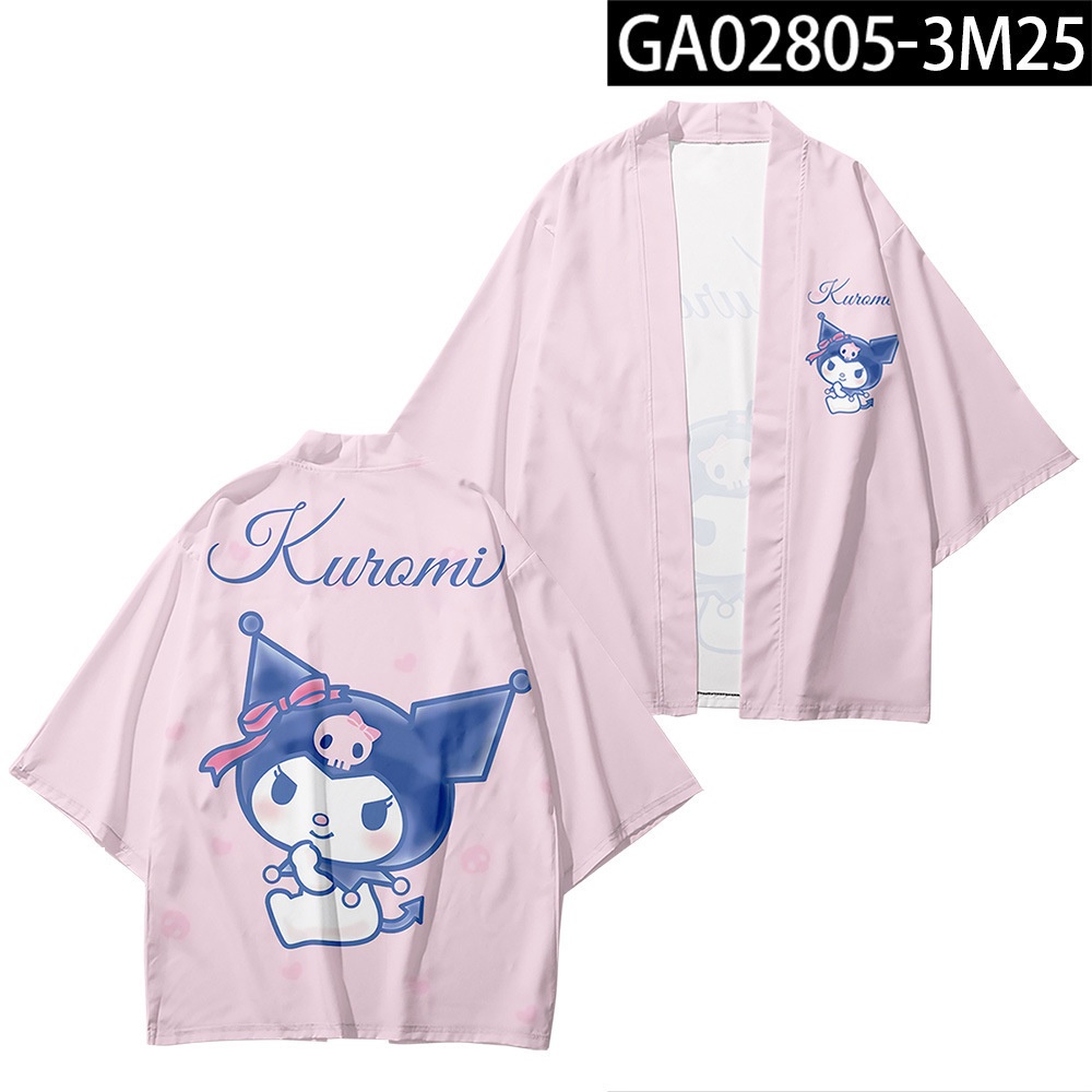 kuromi Anime Haori Robe Merchandise Two-Dimensional Sweet Japanese ...