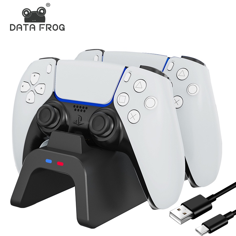 2022 NEW DATA FROG Dual Fast Charger For PS5 Wireless Controller USB ...