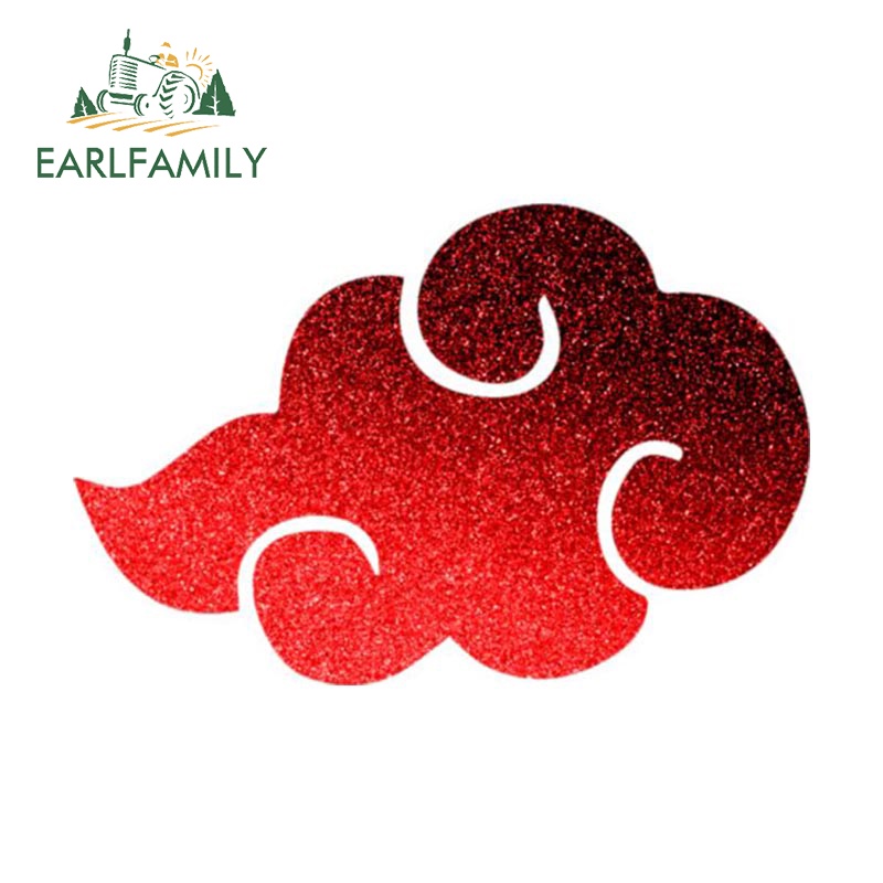 EARLFAMILY 13cm x 8.6cm Naruto Akatsuki Cloud Car Stickers Fashion ...