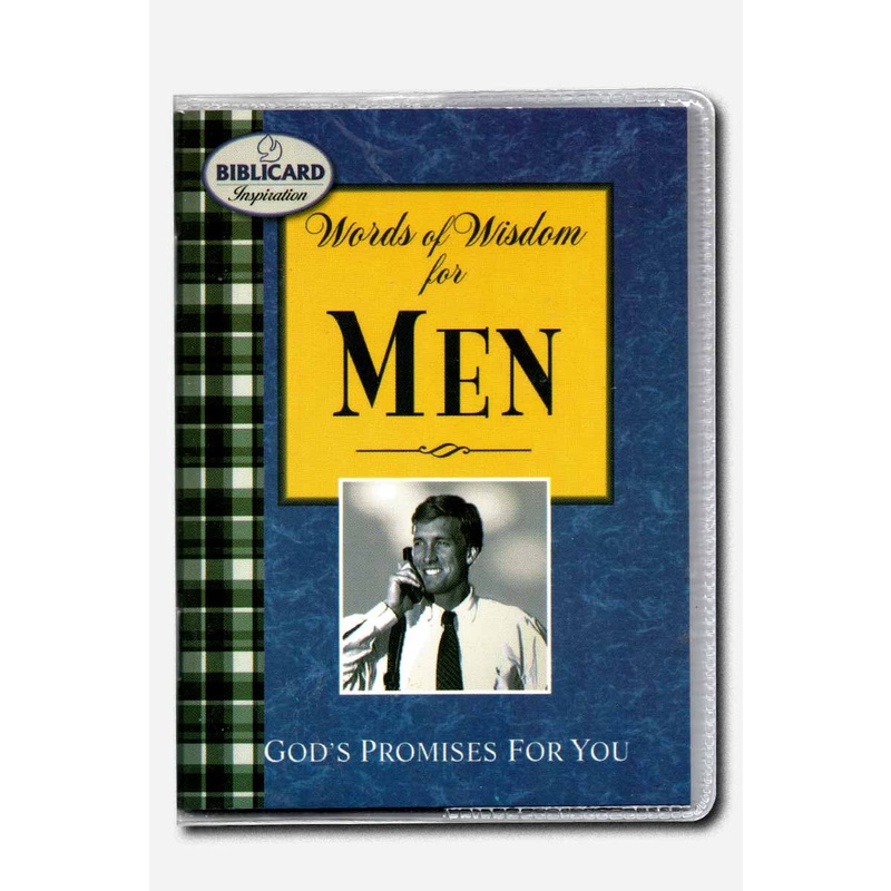 Words of Wisdom for Men (Pamphlet with Plastic Cover) | Shopee Philippines