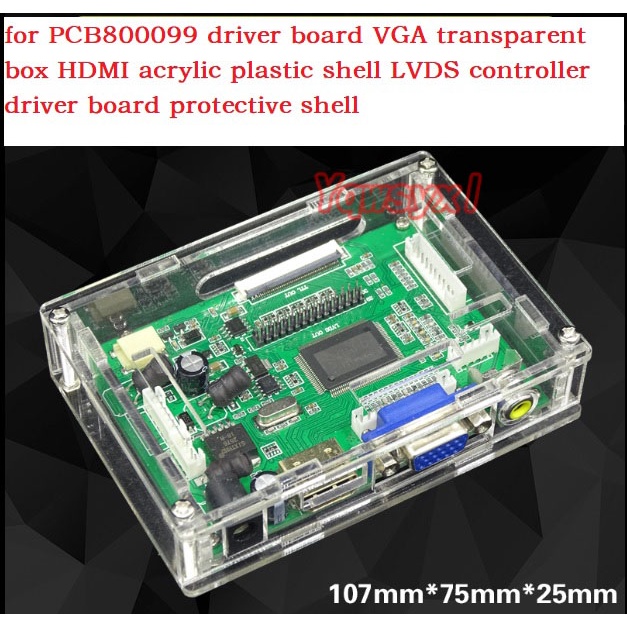 Yqwsyxl for PCB800099 driver board VGA transparent box HDMI acrylic ...