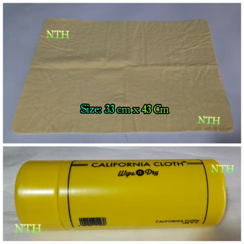 Kanebo cloth with chamois measuring 33 cm x 43cm. Multi-function cloth ...