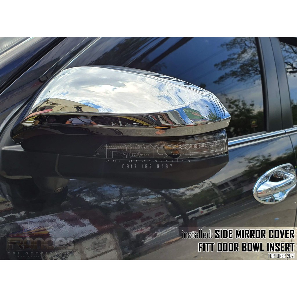 Fortuner / Hilux / Innova 2016 to 2025 Side Mirror Cover Chrome 1 set ...