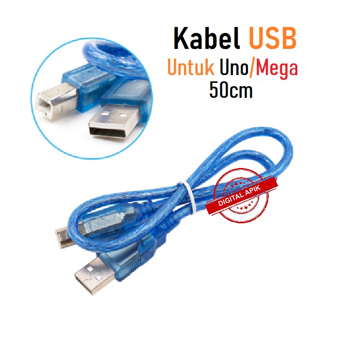 Arduino Uno R3 A To B Mega Usb Cable 50 Cm Printer Uno Shopee