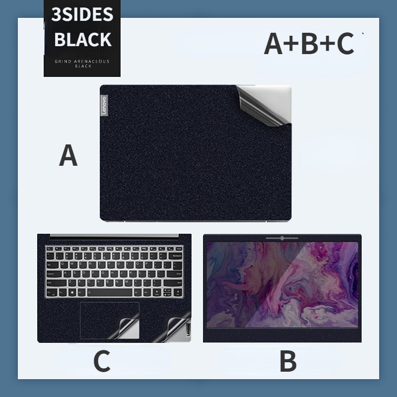 Solid Color Transparent Sliver Black Computer Laptop Notebook Vinyl ...