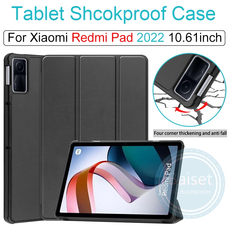 For Xiaomi Redmi Pad 10.61inch 2022 Tablet PU Leather Case Adjustable ...