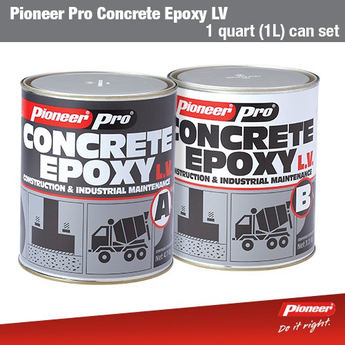 Pioneer Pro Concrete Epoxy Low Viscosity for Construction 1L Set (1 Quart) | Shopee Philippines