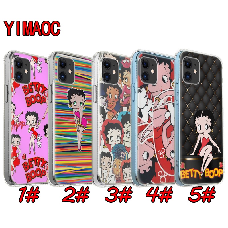 Samsung A50S A51 A6 Plus 2018 A7 A70 A71 A8 A9 M31 TPU transparent Soft Case 7TY cartoon Betty ...