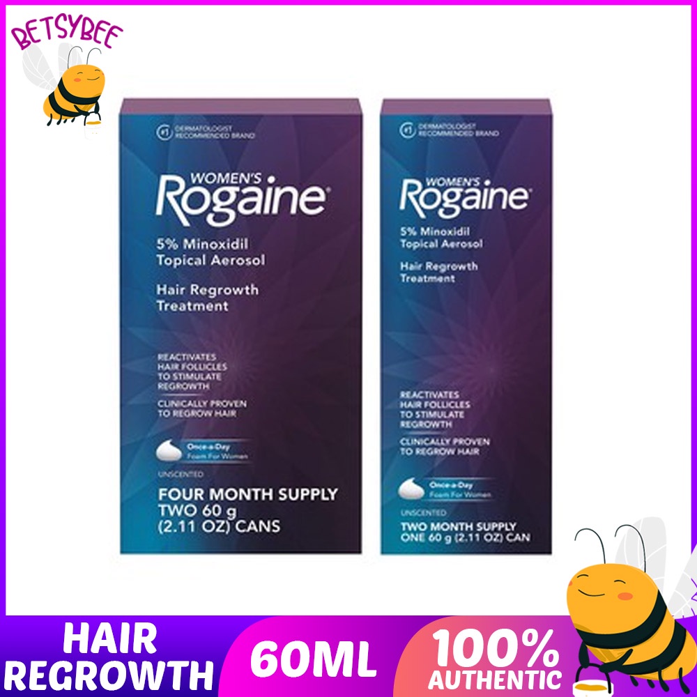 Rogaine Women's Hair Regrowth Treatment 5% Minoxidil Foam | Shopee ...