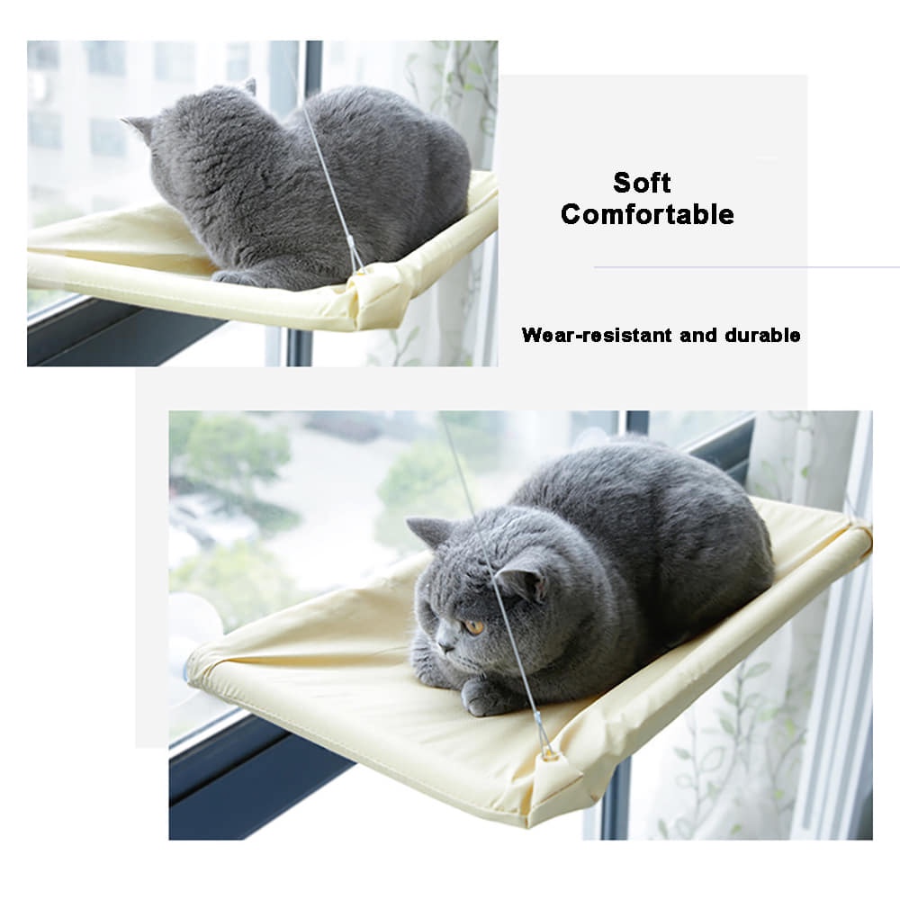 COD!!!Pet Cat Hammock Beds Bearing 15kg Cat Shelf Window Perch Window ...