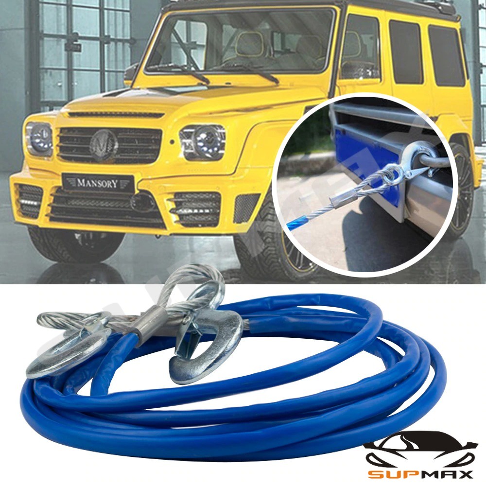 Car Trailer Rope 4M 5 Tons/5M 7 Tons Steel Wire Trailer With Towing ...