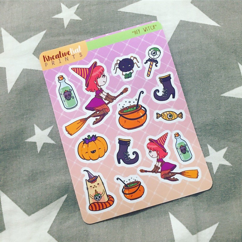 Stickers: Hey Witch | Planner Stickers | Shopee Philippines