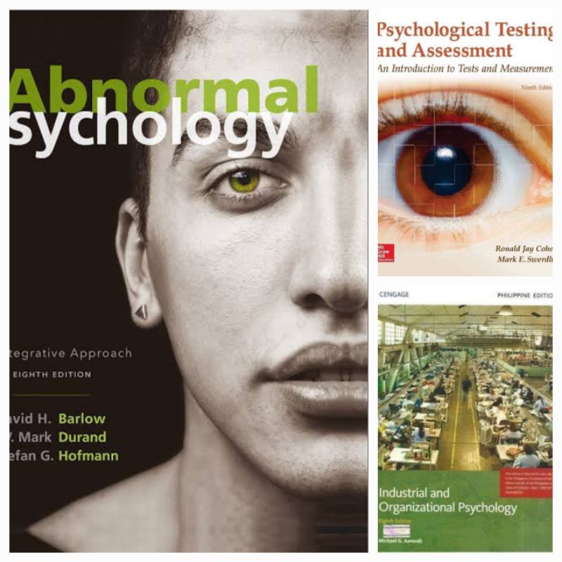 Abnormal Psychology-Psychological Testing Assessment- Industrial ...