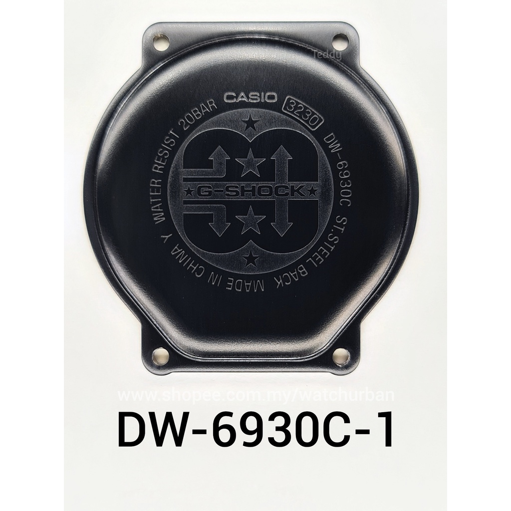 CASIO G-SHOCK COVER BACK ASSEMBLY DW6900 DW6600 BACKCASE DW-6900 ...