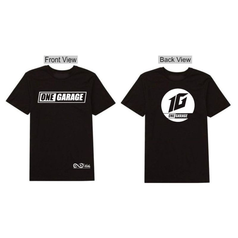 1G One Garage Black Tshirt & Long Sleeve | Shopee Philippines