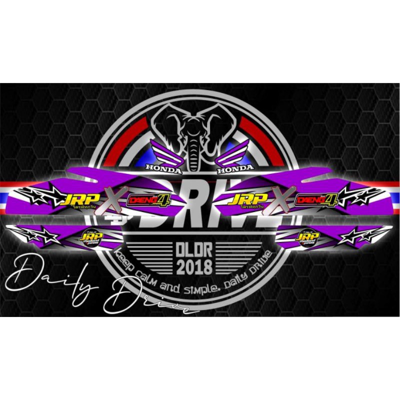 Honda Tmx ,Rusi Macho Tc, Euro ,Motoposh Decal Sticker (Jrp Design ...