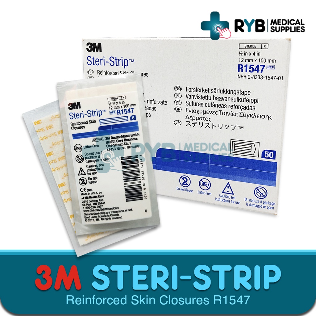 Steri-Strip 3M - R1547 - Sold per piece | Shopee Philippines