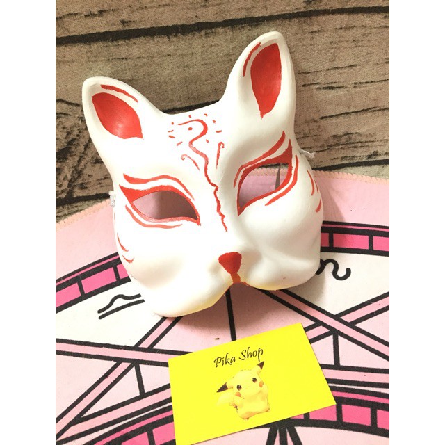 10 best-selling Kitsune mask models - Q6 in 1 cosplay fox mask | Shopee ...
