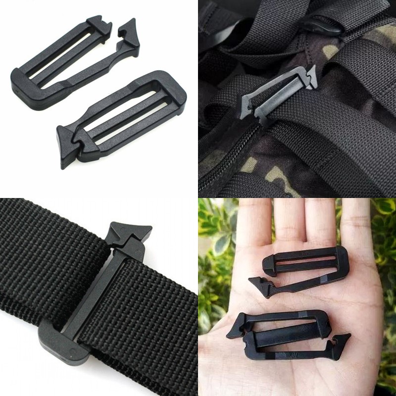 25mm Open Ended Triglide Connecting Clip No Sewing Molle Tri Glide ...