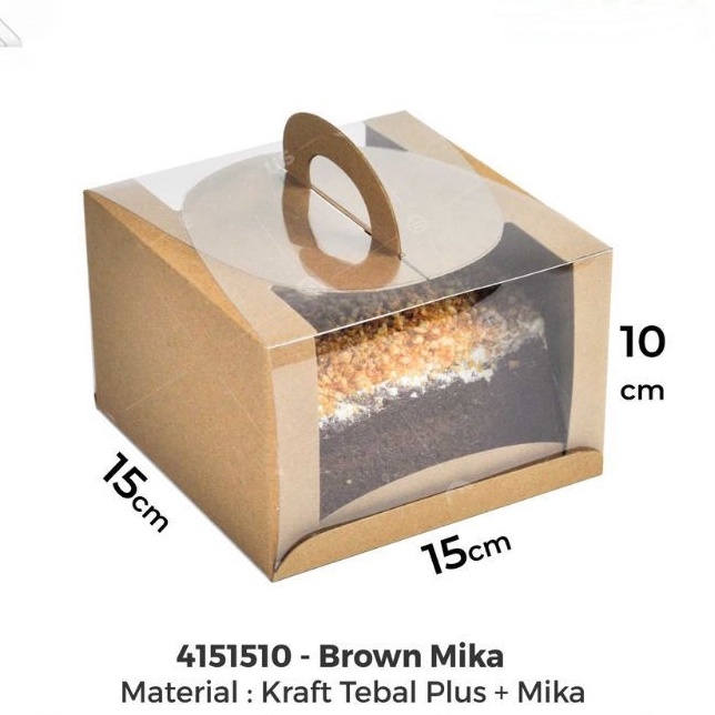 Gable Mika Cake Box Cake Box Mini Cake Box Packaging Packaging For 1 ...