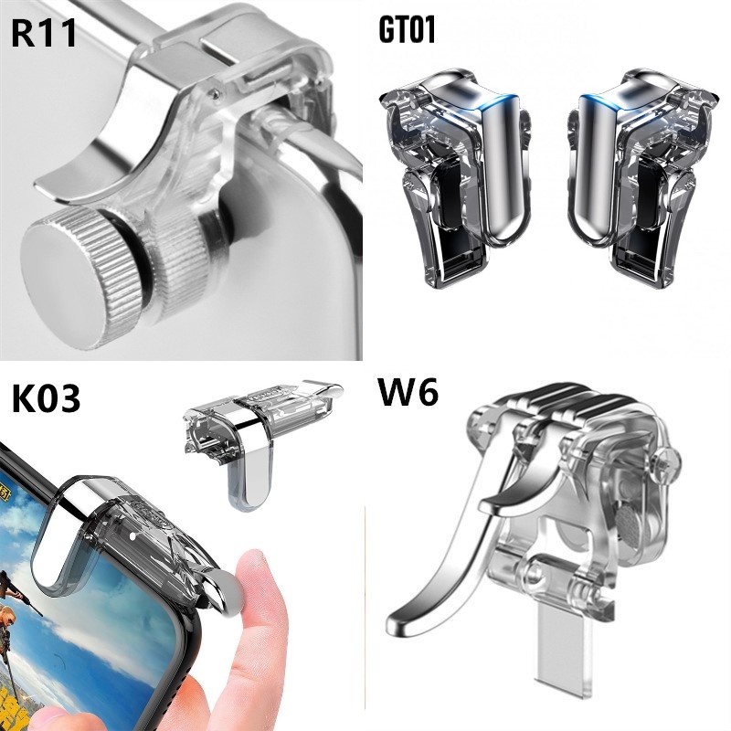 PUBG Trigger Gamepad Controller L1R1 Gaming Joystick Mobile Game Trigger Gaming ControllerPUBG ...