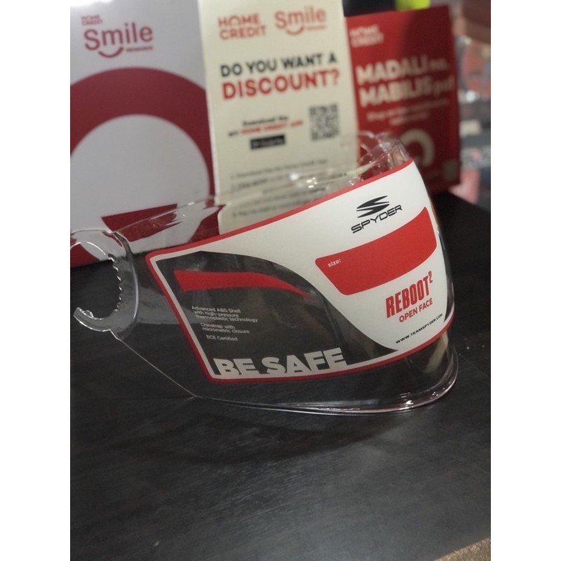 SPYDER CLEAR LENS / VISOR FOR REBOOT 2 / PHOENIX 1 & 2 / RECON 2 ...