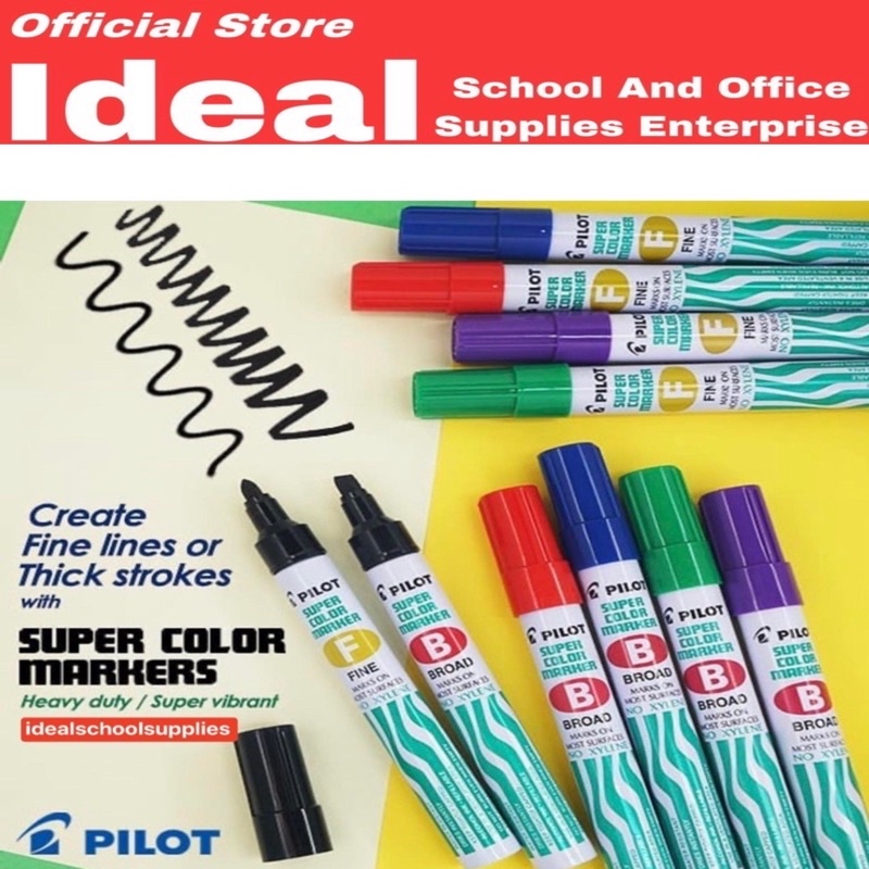 PILOT PERMANENT MARKER AVAILABLE FINE,BROAD | Shopee Philippines