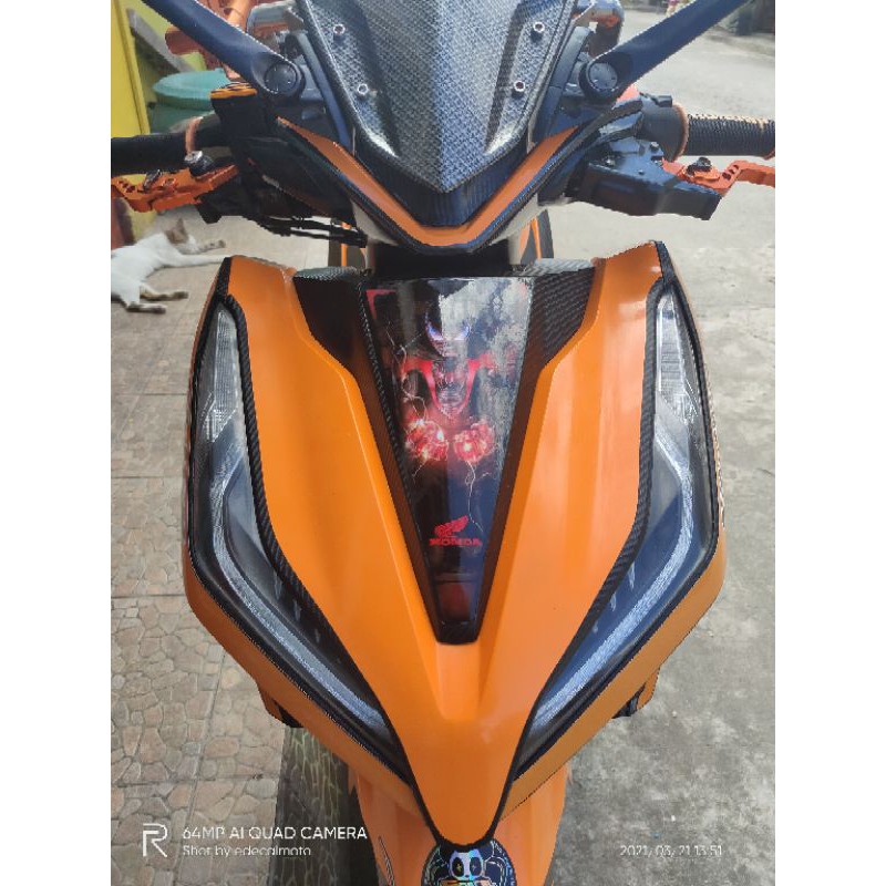 HONDA CLICK V2 FRONT COVER DECAL STICKER | Shopee Philippines
