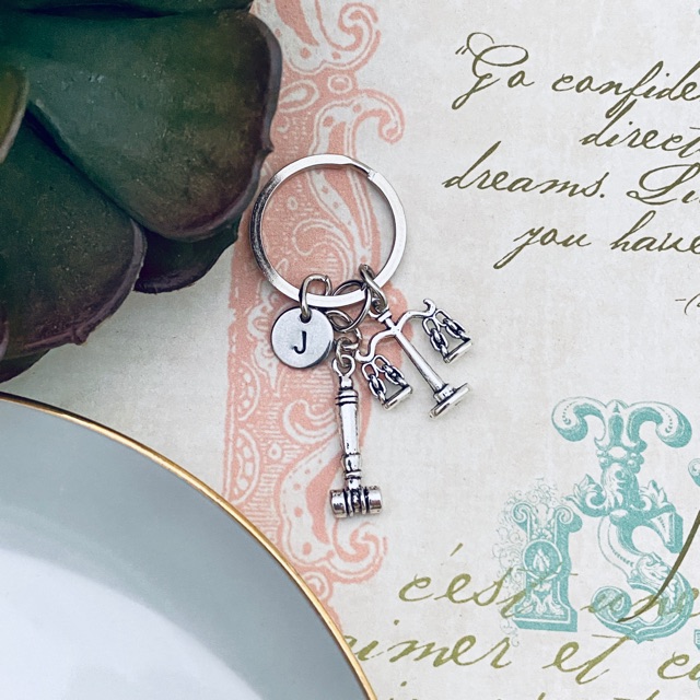 Trinkets for Keeps Lawyer Keychain, Gavel Keychain, Scale Keychain ...