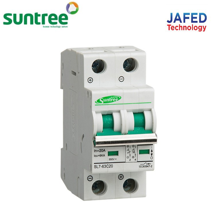 Genuine Suntree DC Circuit Breaker (20A / 32A / 40A / 63A) - MCB Solar Application | Shopee ...