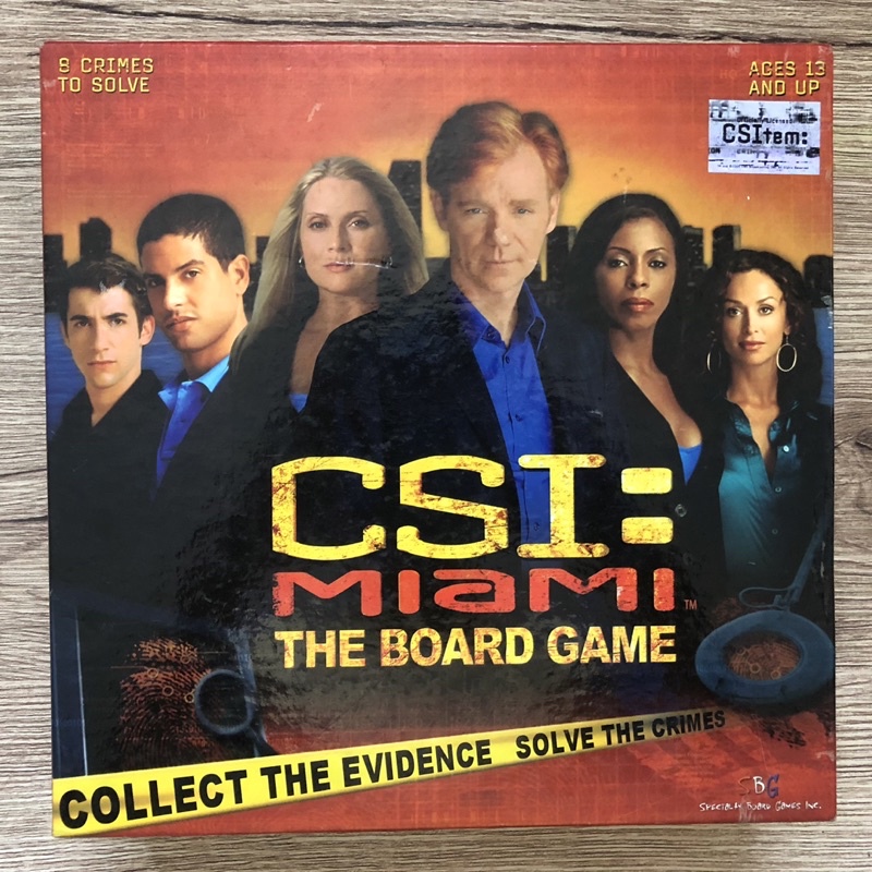 CSI Miami: The Board Game (Investigative Board Game) | Shopee Philippines