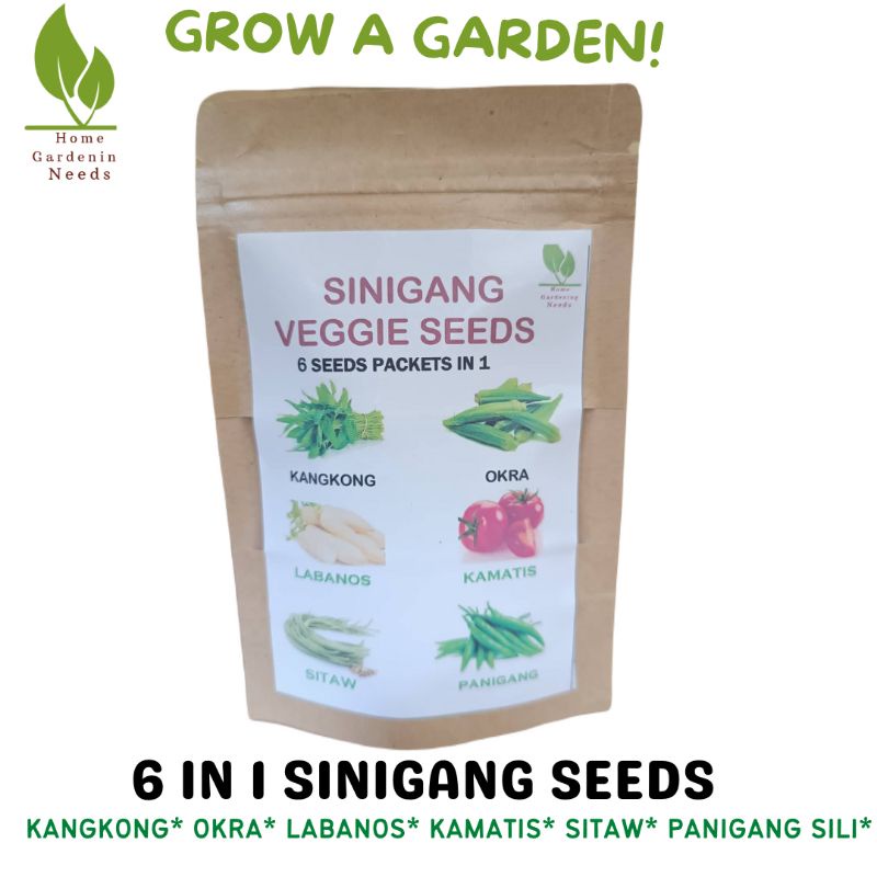 Sinigang 6 in 1 Seeds Grow a Garden | Shopee Philippines