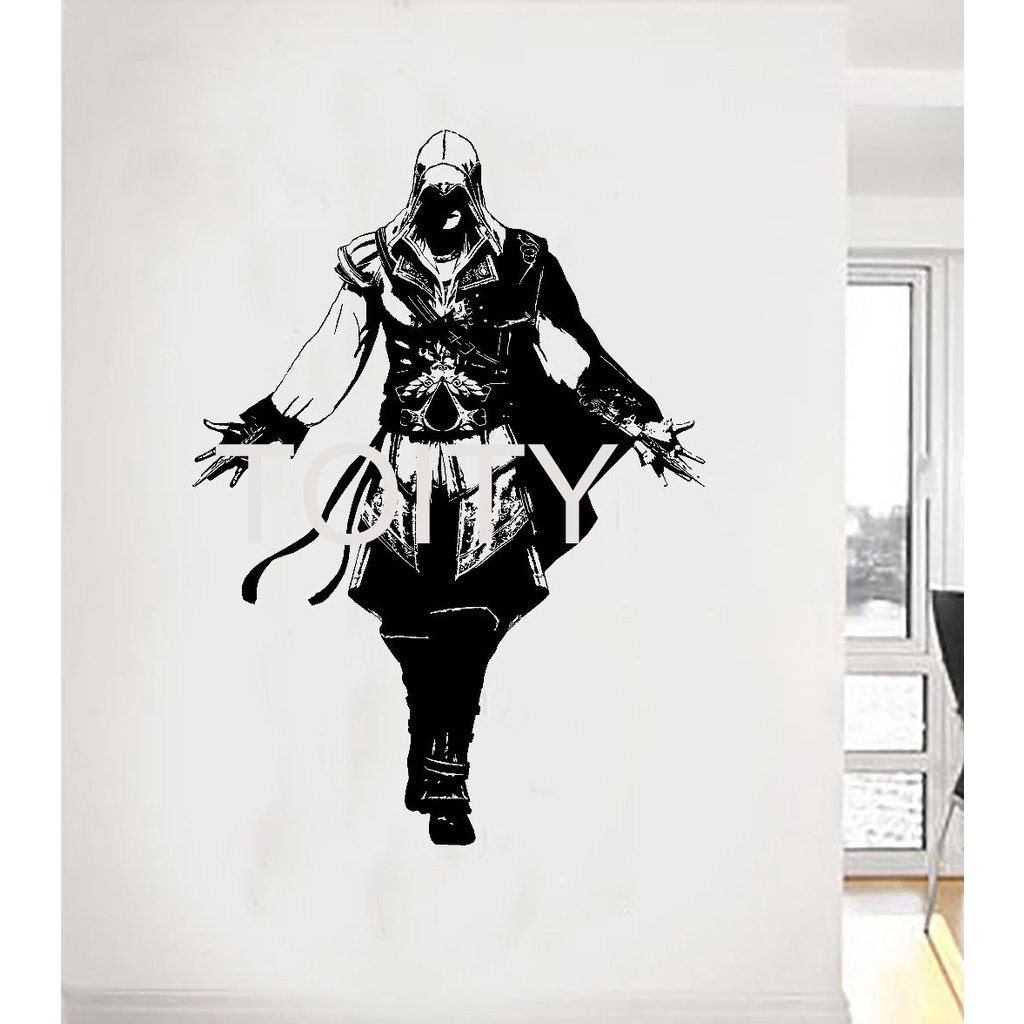Assassins Creed Wall Sticker Cool Room Decal Vinyl Art Game Poster ...