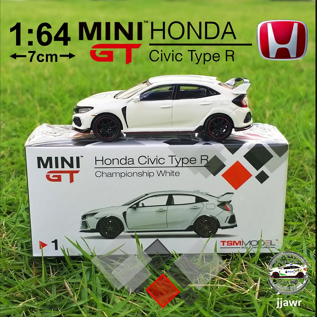Mini GT Honda Civic Type R FK8 Championship White 1:64 Model Diecast ...