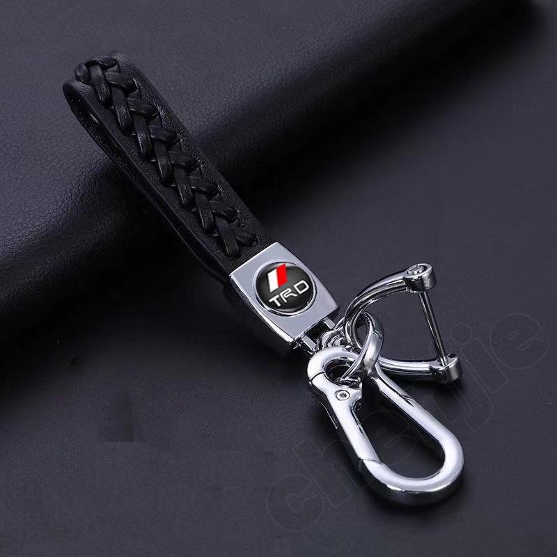 high quality for toyota TRD keychain leather car motorcycle Fashion Men ...