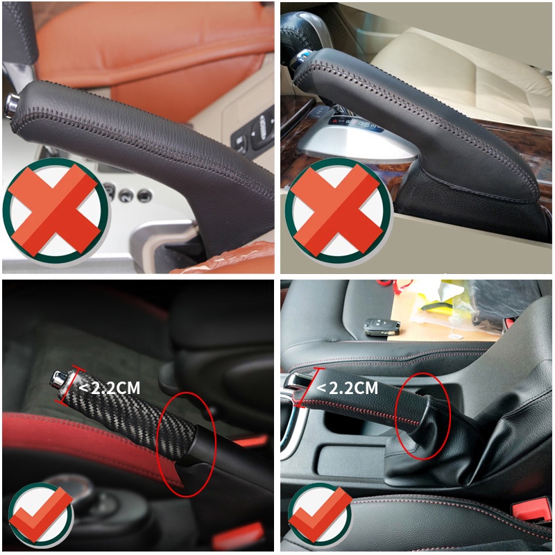 JDMGRAM Universal Racing Car Aluminum Hand Brake Sleeve Handbrake ...