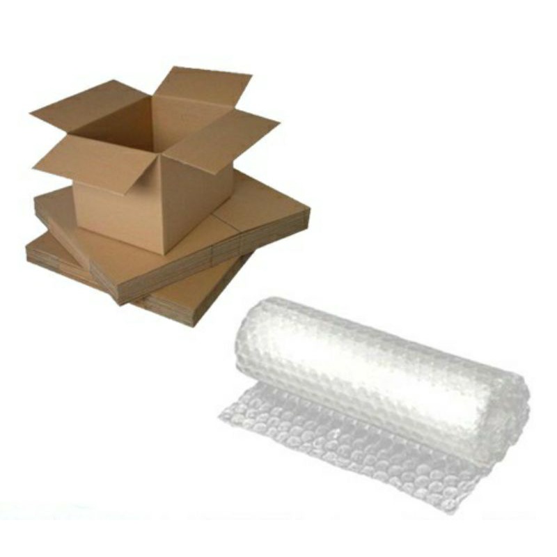 Additional PACKING BUBBLE WRAP/BOX (CARDBOARD) | Shopee Philippines