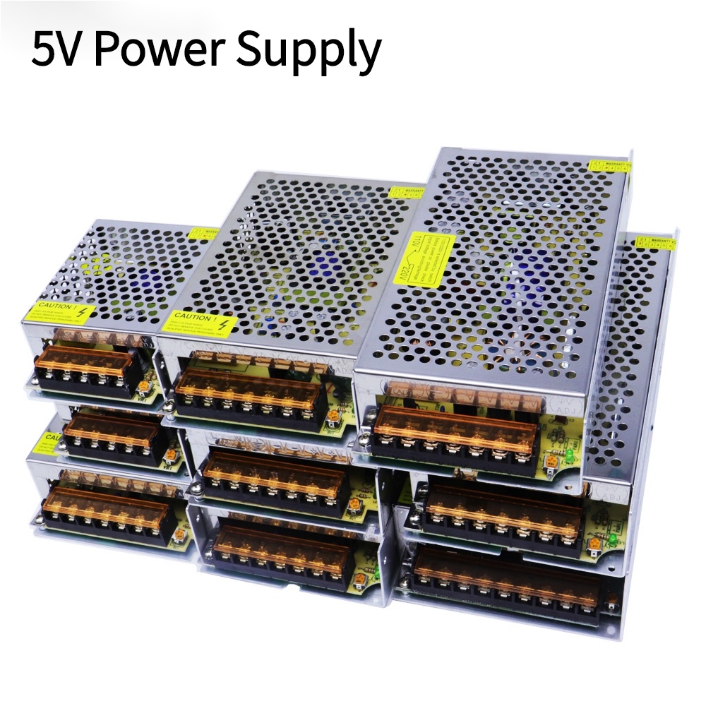 AC110V/AC220V to DC5V 2A/3A/4A/5A/8A/10A/12A Switch LED Power Supply ...