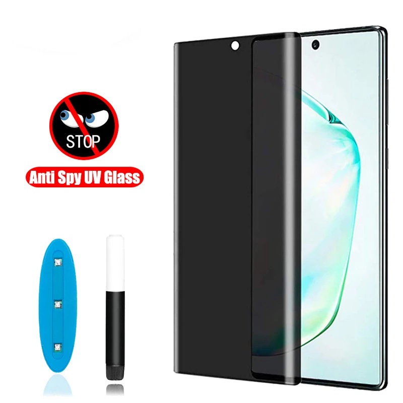 UV Glue Privacy Matte Full Tempered Glass For VIVO V40 V30 V30E V29 V25 X200 X100 Ultra X80 X70 ...