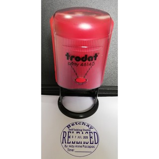 Betchay Stamp Trodat 46145 Dater. Self Inking Customizable Round Dater ...