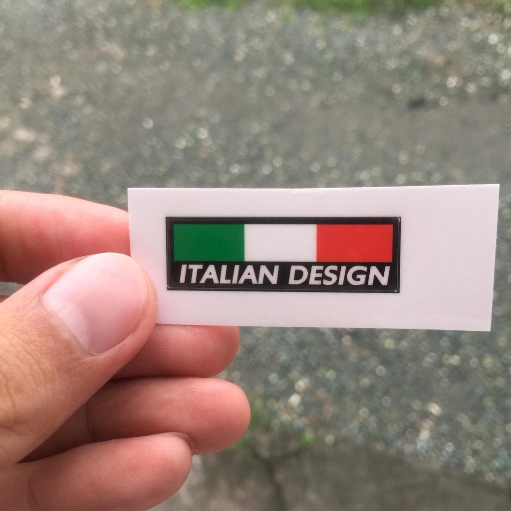 Italian Design Sticker (with lamination) | Shopee Philippines