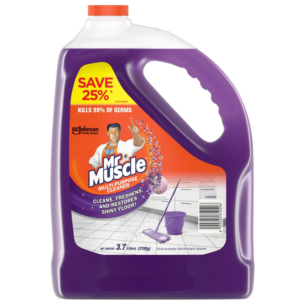 Mr. Muscle All Purpose Cleaner - Lavender 3.7L | Shopee Philippines