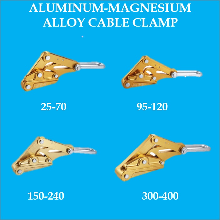 Aluminum-Magnesium Alloy Cable Clamp Wire Strand Grip Clamp Pulling ...