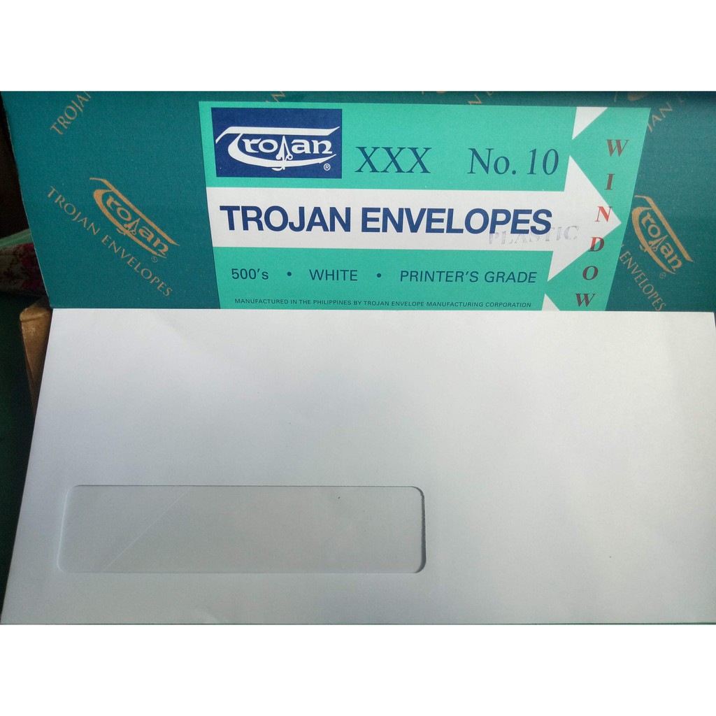 Trojan Window Envelope Long 10xx & 10xxx | Shopee Philippines