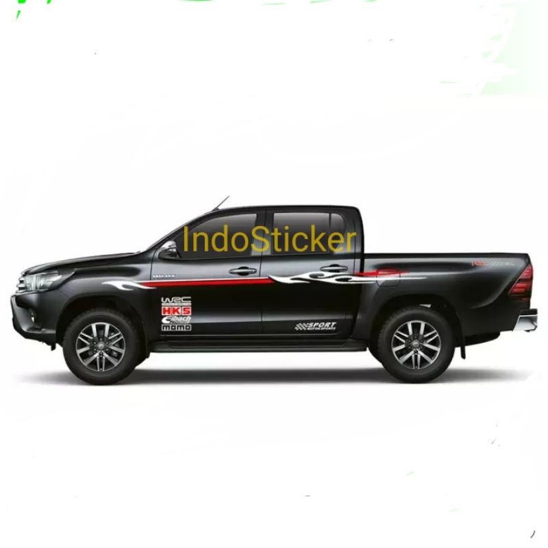 Triton ranger car sticker, Hilux Navara sponsor wrc tribal sticker ...