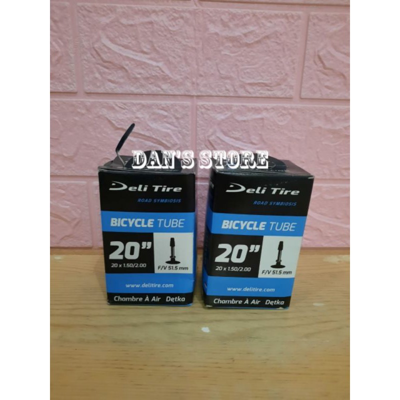 Deli TIRE INNER TIRE 20 X 1.5-2.0 Fv 51.5mm | Shopee Philippines