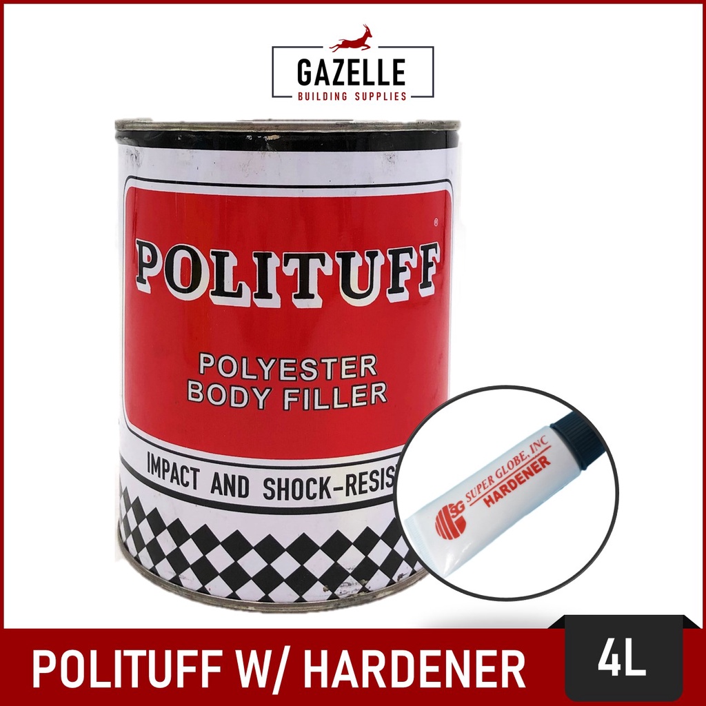 Polituff with Hardener Polyester Body Filler Impact & Shock Resistant ...
