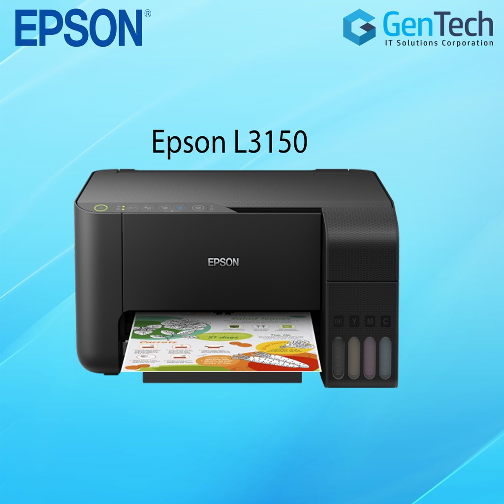 EPSON ECOTANK L3150 Wi-Fi All in One Ink Tank Printer | Shopee Philippines